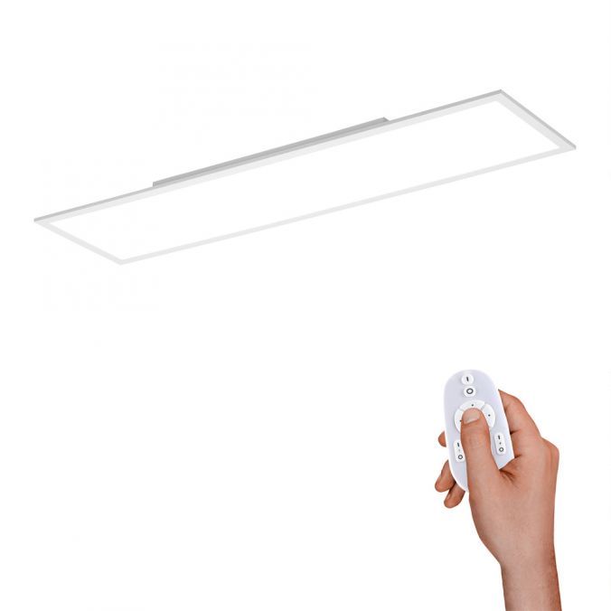 LED panel, white, 120x30cm, flat, CCT, dimmable, ceiling light – Galaxy ...